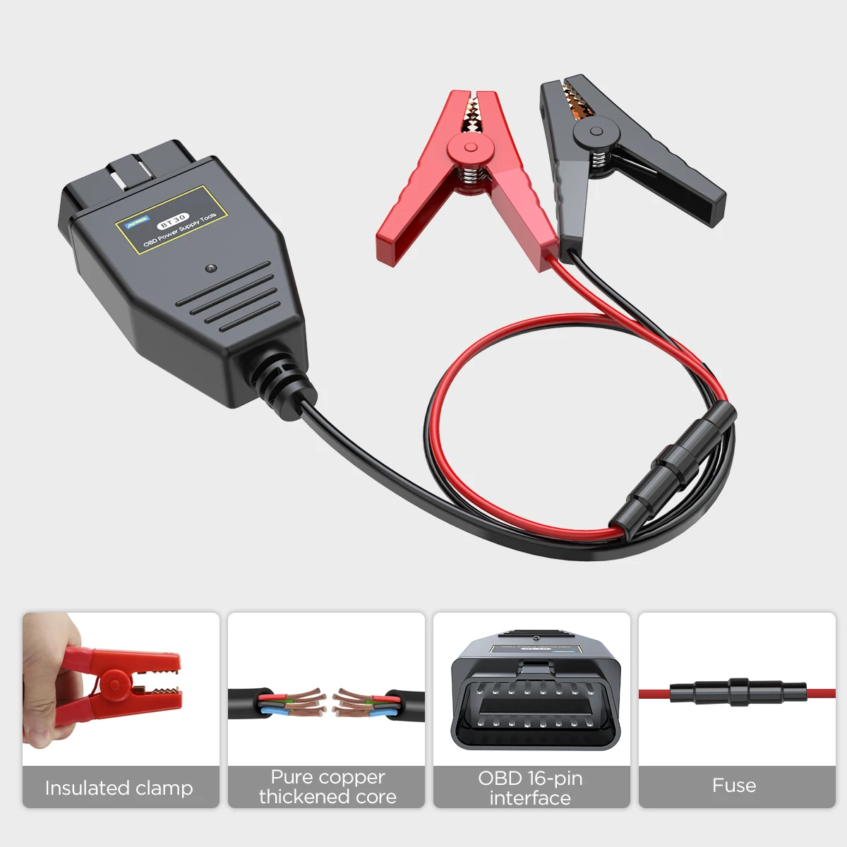 AUTOOL Battery, ECU Memory Minder - Power Supply Backups