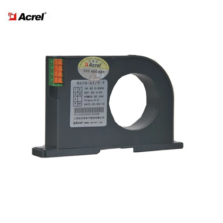 Acrel Ba50-ai/i True Rms Measuring Current Sensor Transducer Current ...