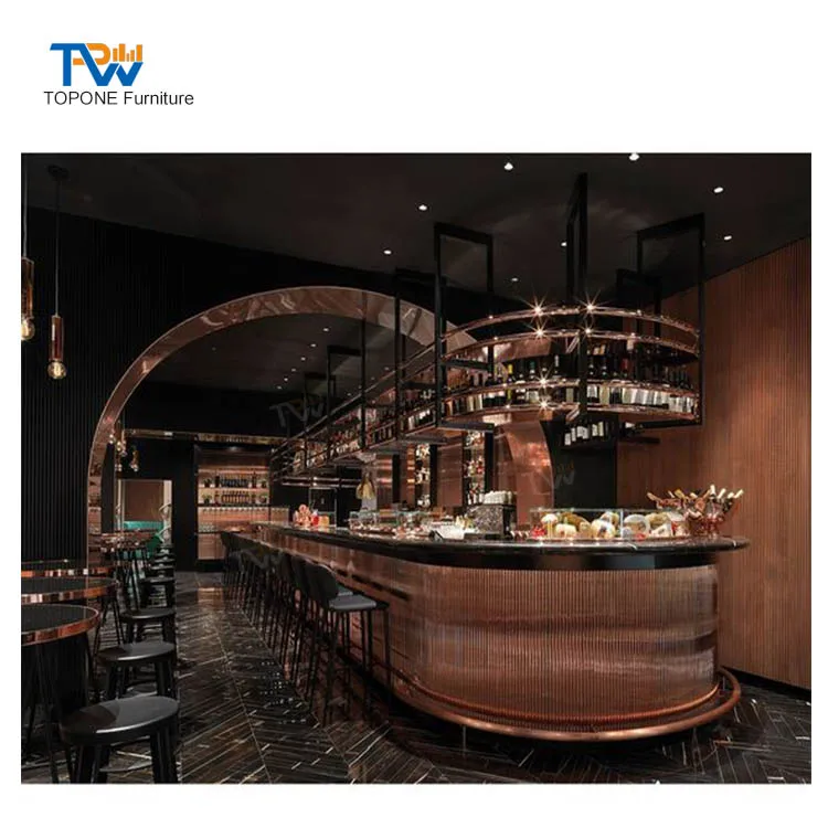 Luxury Restaurant Bar Counter - Customized Hotel Design