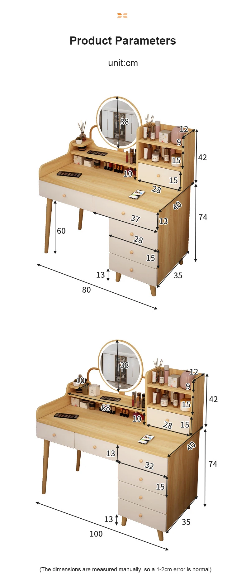 Toilet Movable Modern Dressing Table With Long Mirror| Alibaba.com
