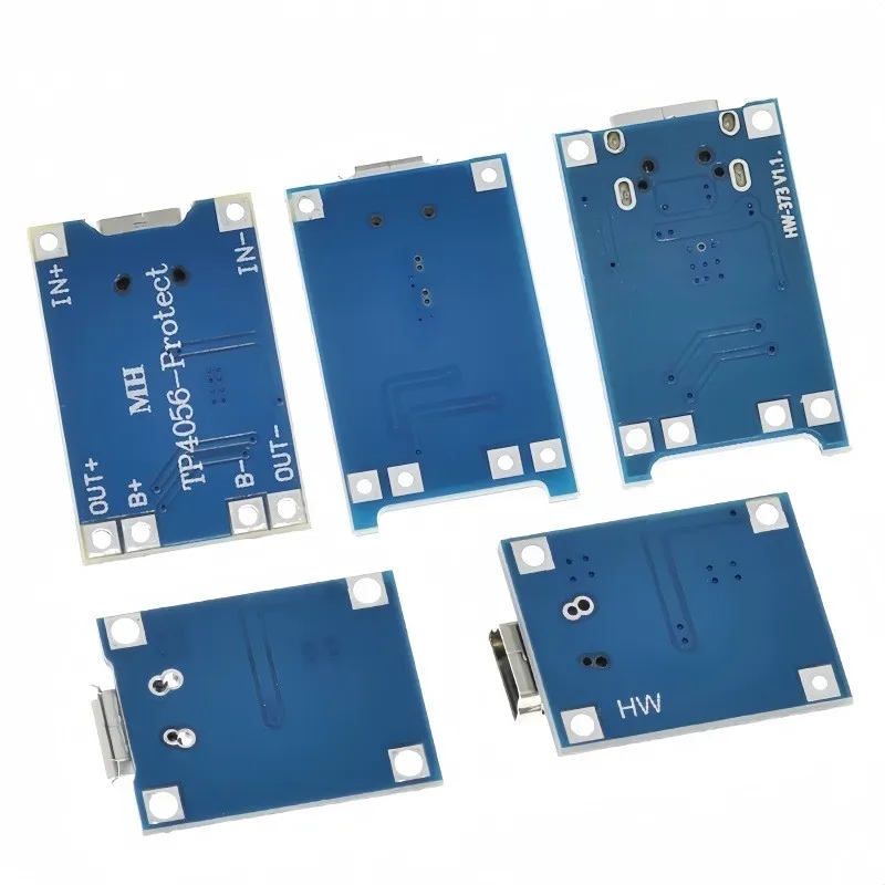 Type-C USB Port Charger PCB TP4056 for 18650 Lithium Battery - 1A ...