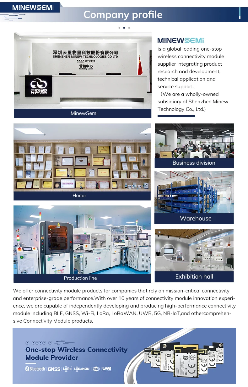 UWB and BLE 5.2 Module DW3120 Nrf52833 for Precision Tracking