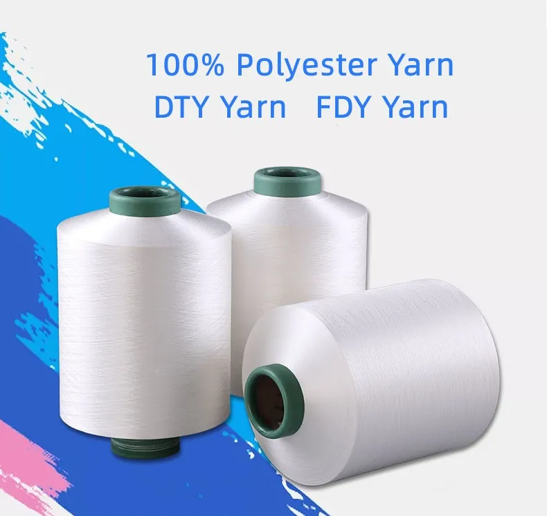 DTY 150D/48F SD SIM NIM 150/144F SD SIM NIM WHITE Denier Yarn