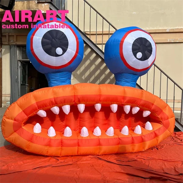 Outdoor Decorations Led Inflatable Eye Monsters,Tooth Cartoon ...