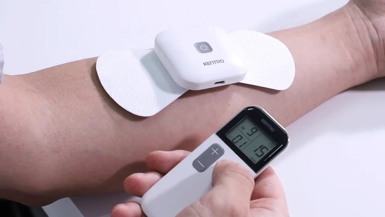 Wireless Tens Massage With Remote Control Pulse Massage Muscle Massage ...