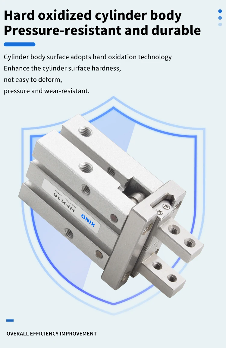 Hfk Series Smc Double Acting Spring Loaded Pneumatic Hydraulic Cylinder ...