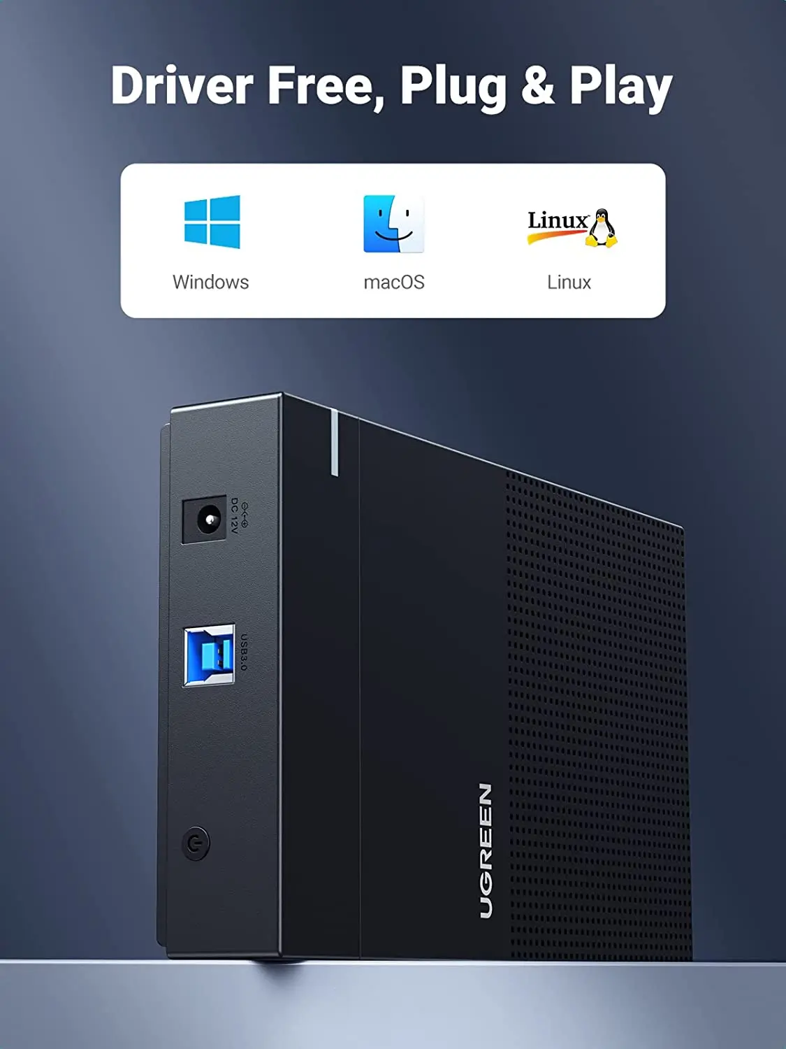 UGREEN External Hard Drive Enclosure - USB 3.0 SATA SSD