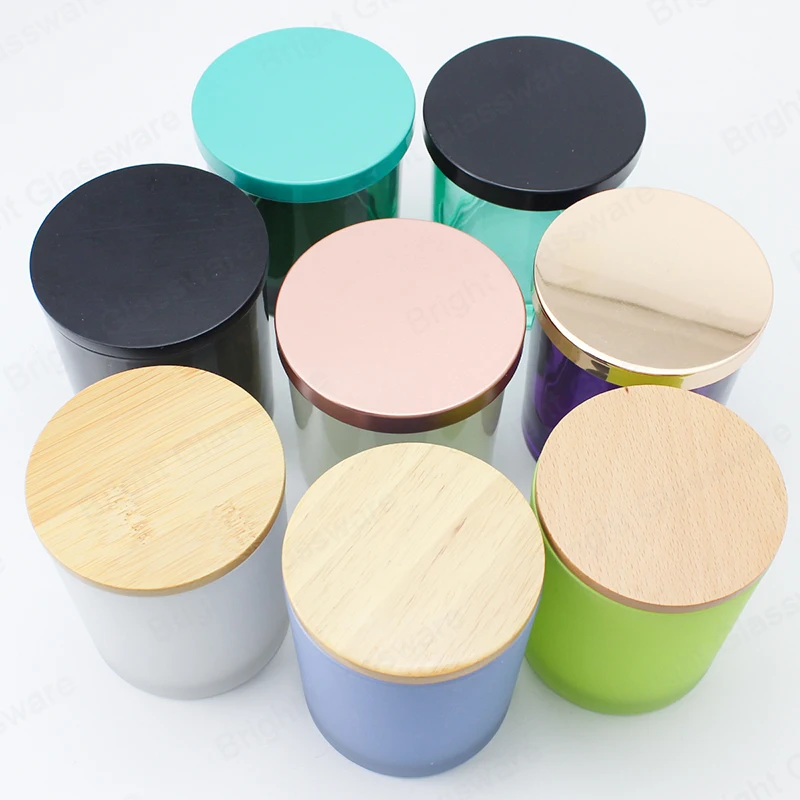 Wholesale Empty Custom Colored Candle Containers - Glass