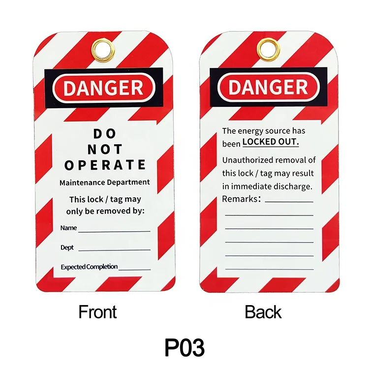 Oem Loto Pvc Tag Lockout Warning Sign Tagout Safety Danger Tags - Buy ...