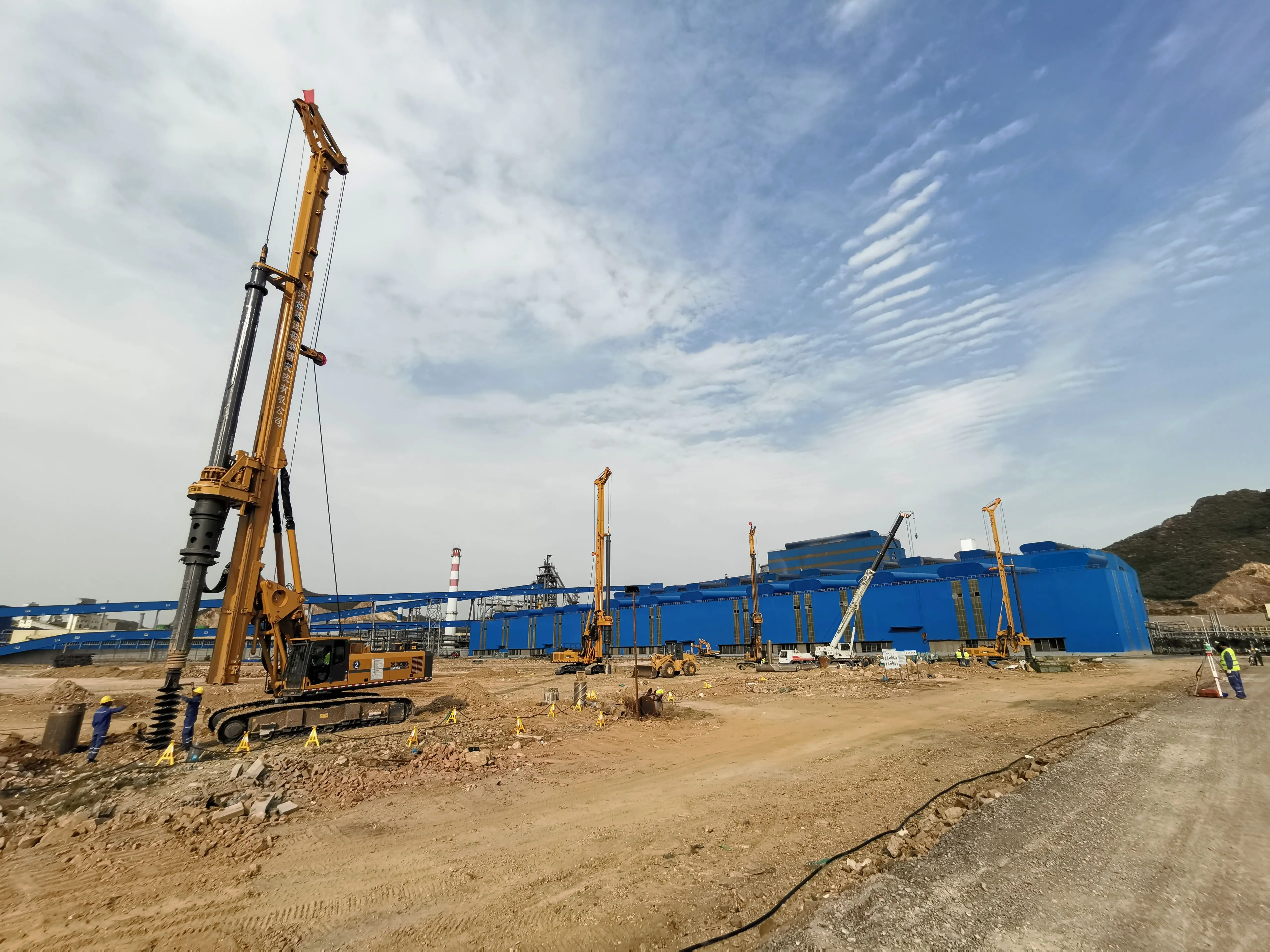 2500mm Rock Piling Conical Auger with Bullet Teeth Construction ...