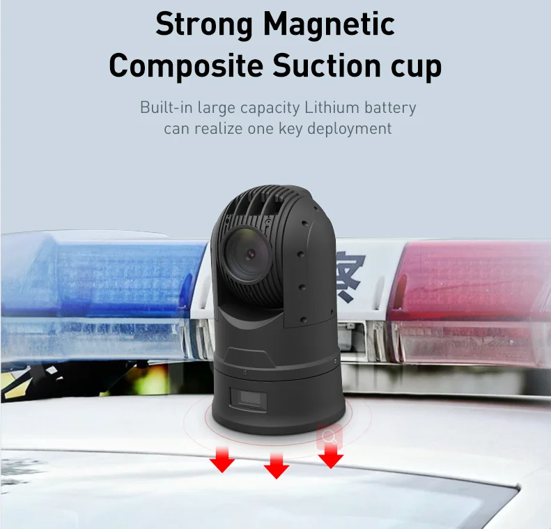 2MP 23X Portable GPS 4G Wifi PTZ Camera - Rapid Deployment