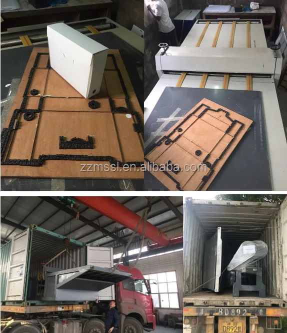 High Efficiency Pizza Box Corrugated Paper Die Cutter
