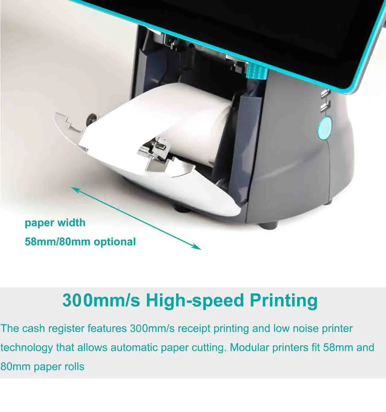 Sunson POS System Retail Checkout Counters With 80mm Thermal Printer ...