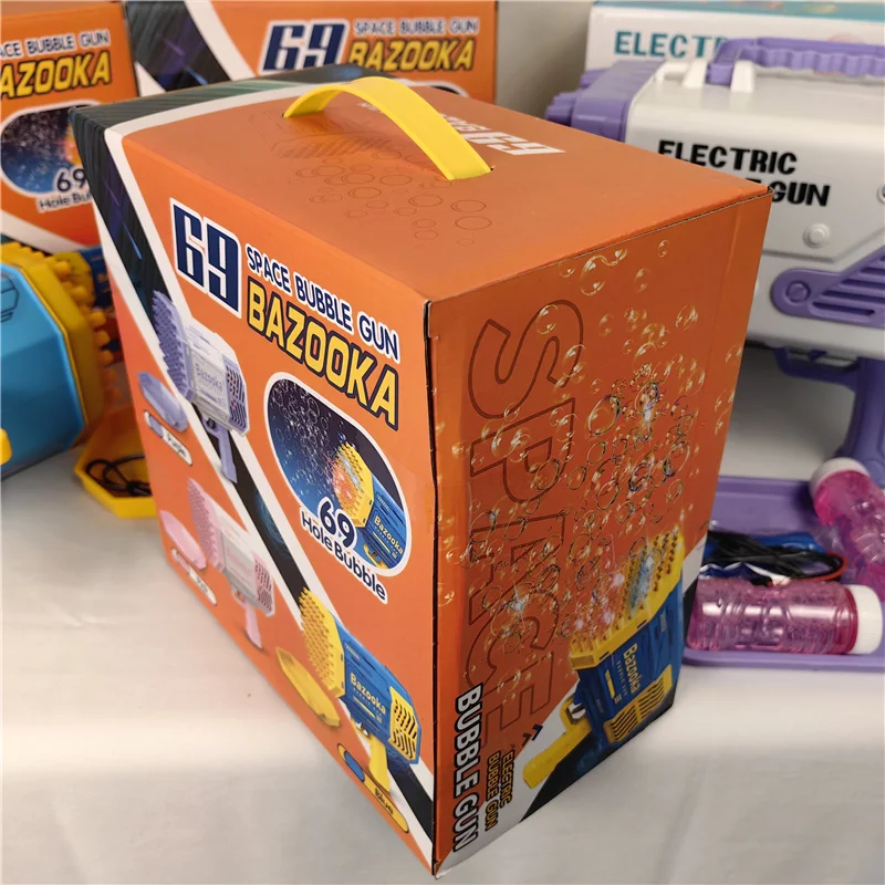 Wholesale Outdoor Kids Light Up Soap Bubble Toys 88 69 Holes Electric ...