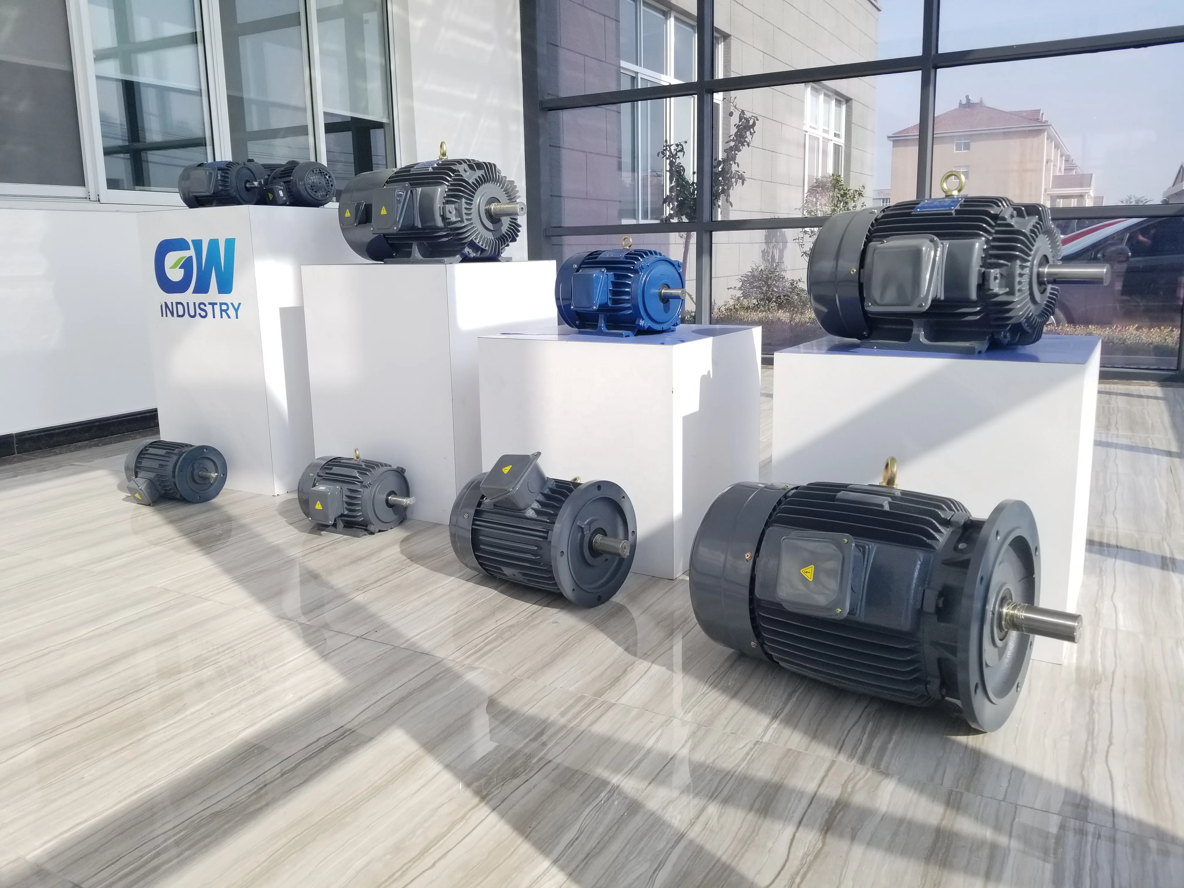 GW 3 Phase Industry Electric Motor 55 Kw 90kw 132 Kw Ac Induction Motor ...