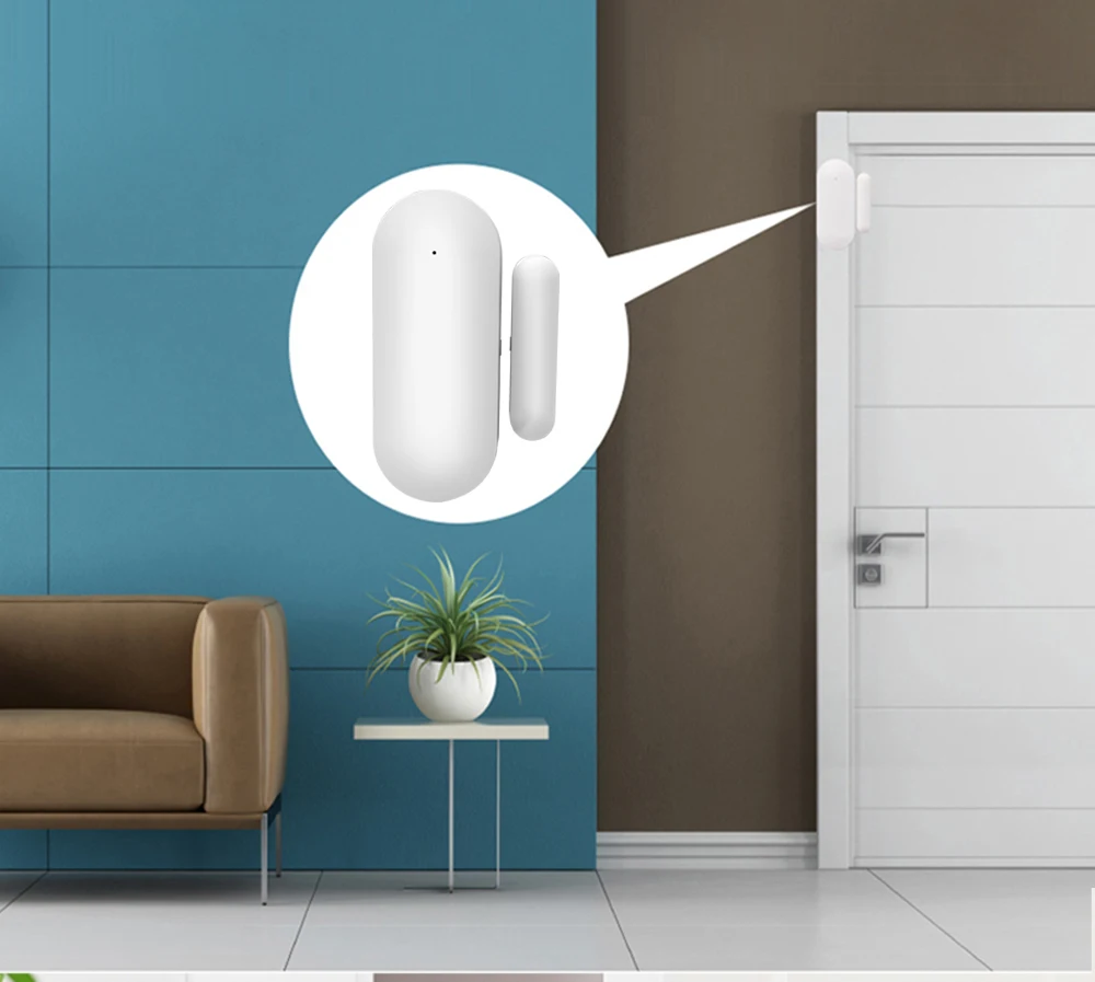Pgst Wireless Door Contact Window Sensor With Power Switch Tamper Alert ...
