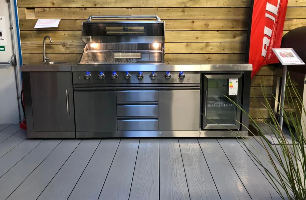 Hot Selling Outdoor Gas Grill Millwork BBQ Customized Kitchen