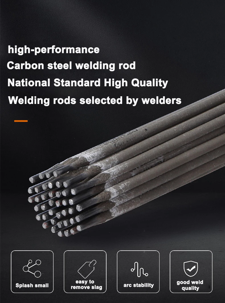 E6013 Carbon Steel Welding Rods - Small Spatters, High Quality
