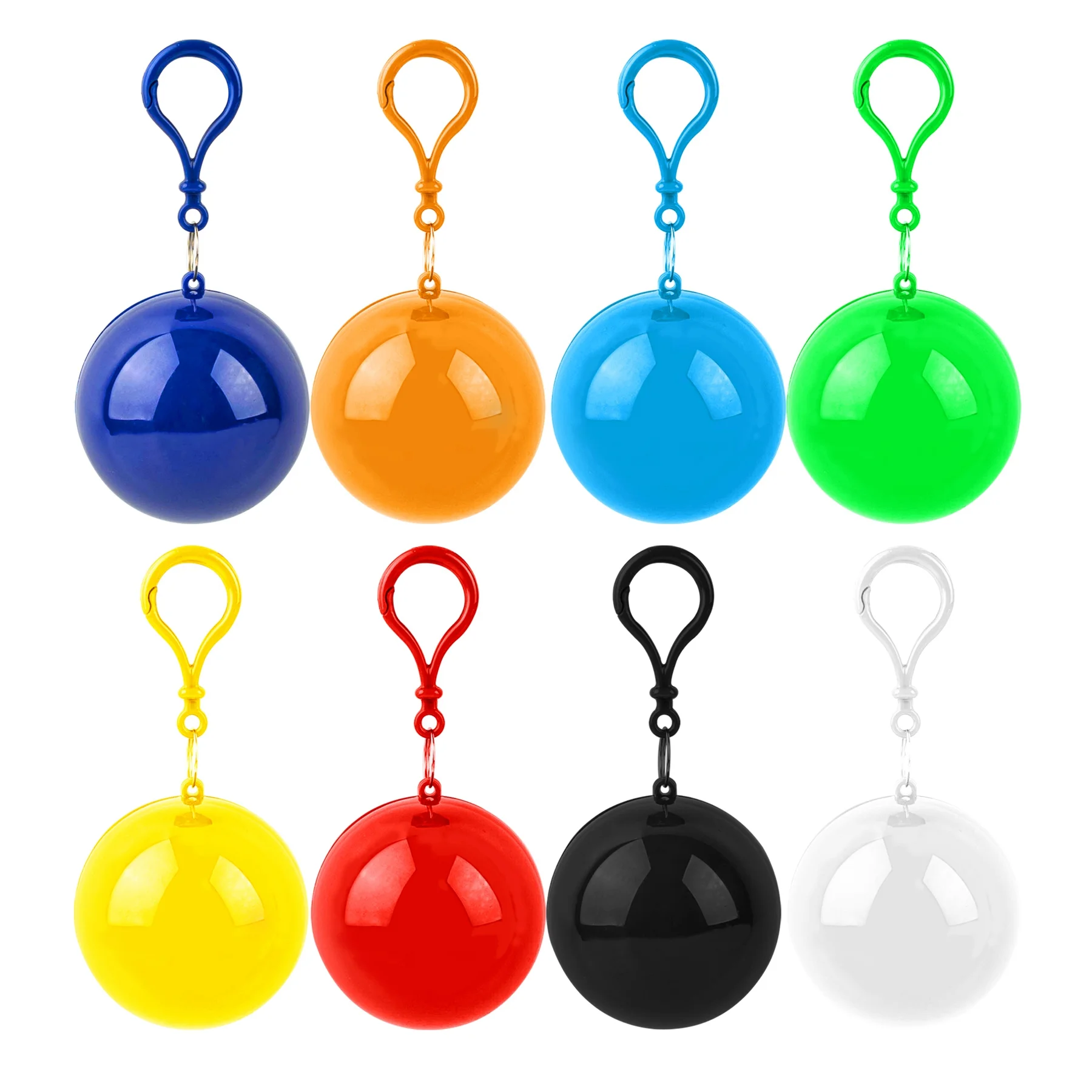 Promotional Custom Keychain Ball Disposable Pe Raincoat Poncho In ...