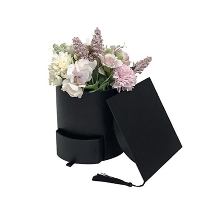 New Barrel Box Graduation Flower Gift Box Graduation Flower Box for ...