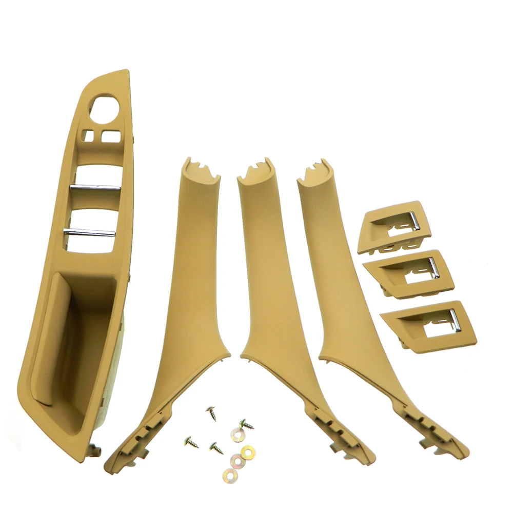 Left/Right Inner Doors Panel Handle Pull Trim Cover for BMW 5 Serie F10 ...