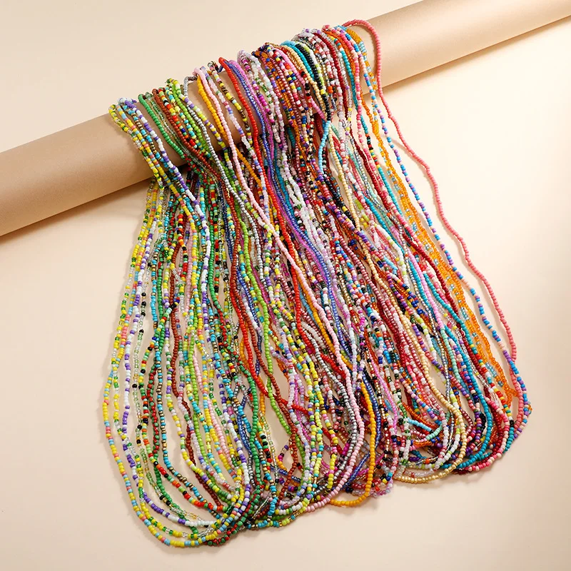 Waist Beads for Women Weight Loss - Colorful Beaded Chains