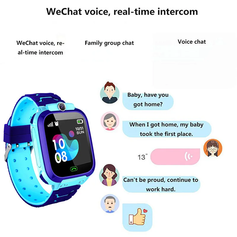 Hot Selling Q12 Kids Smart Watch Calling Waterproof Phone Children ...