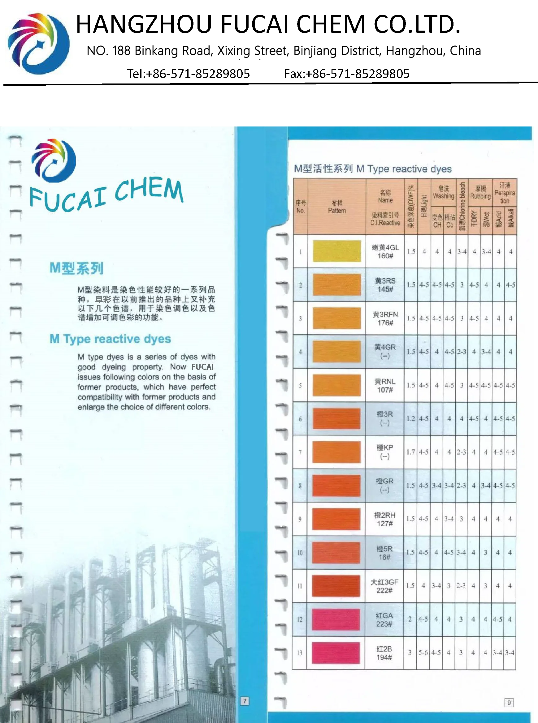Hangzhou Fucai Chem Reactive Red 2B Fabric Dye Wholesale Textiles ...