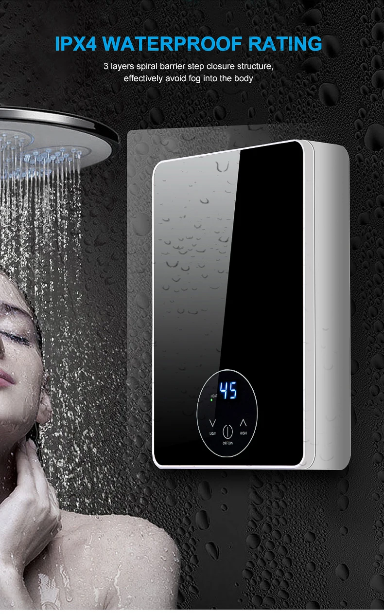 Instant Electric Water Heater - Fast Heating & Easy Control