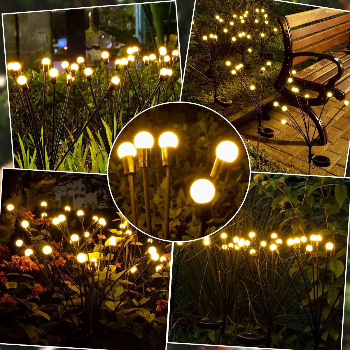 Solar Powered Firefly Lights - Bright, Flexible, and Efficient