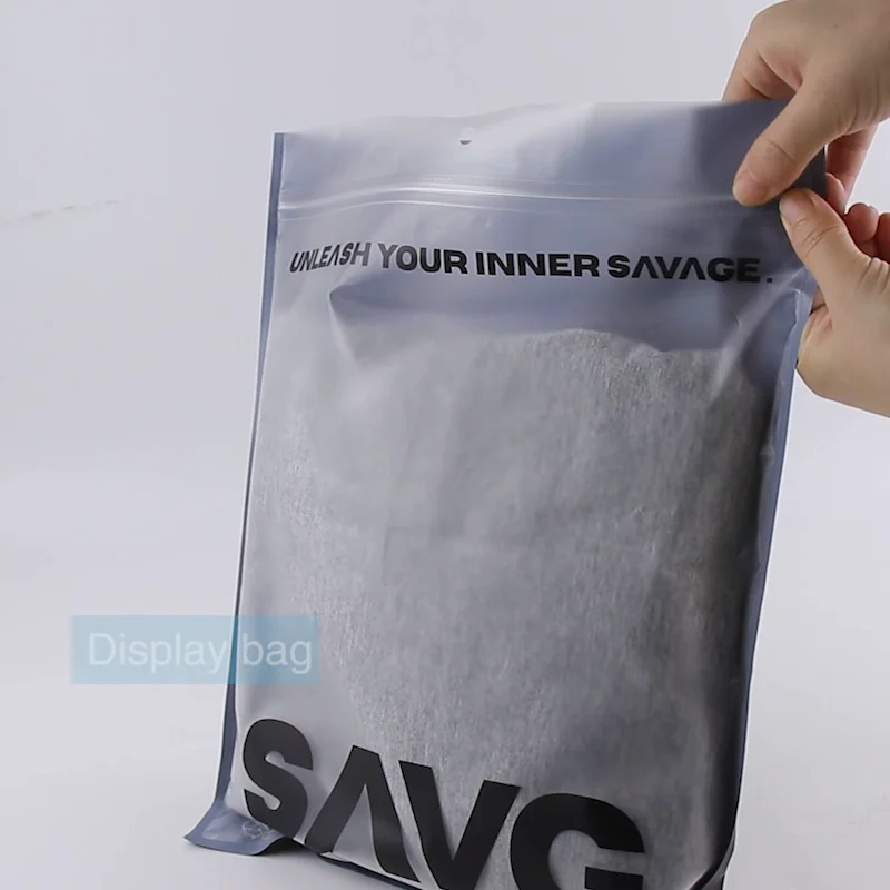 Custom Printing Transparent Show Window Design Matte Black Mylar ...