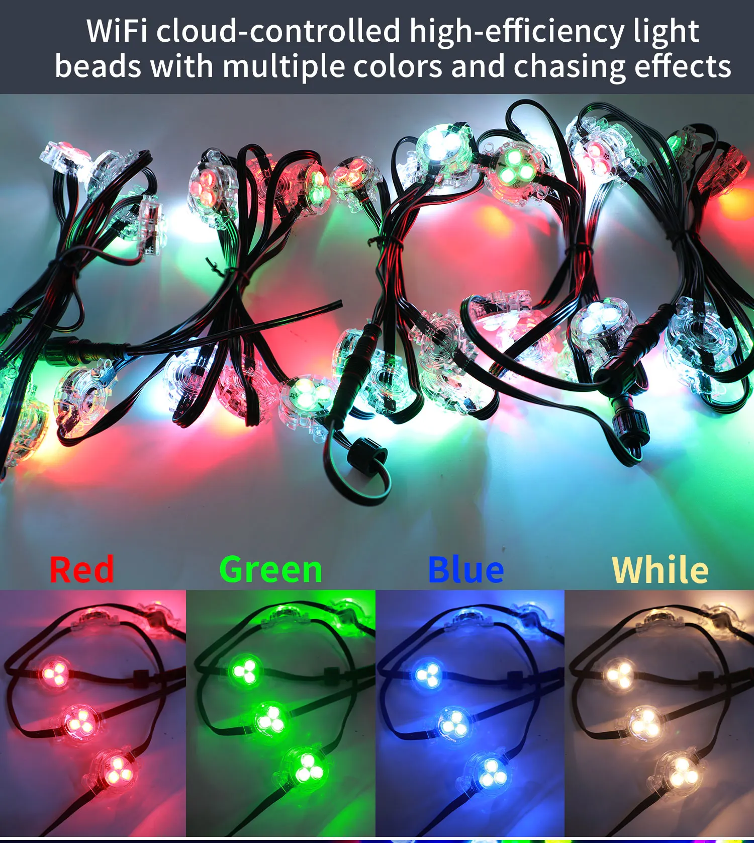 Gouly Customized LED Outdoor Lights - IP68, RGBW Chasing Color