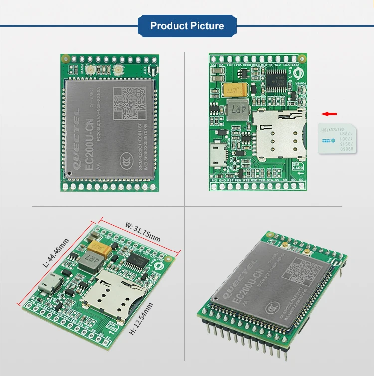 Quectel EC200U-CN LTE Cat.4 Module - 4G Wireless Communication