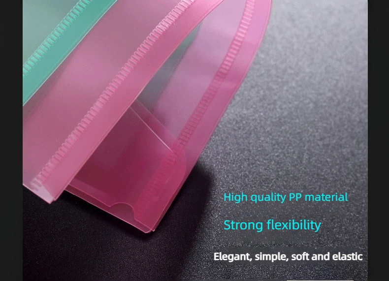 PP A4 Snap Button Envelope Plastic Document Bag Button File Bag Filing ...