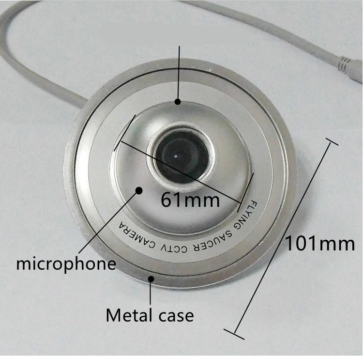 4K 8MP IP UFO Elevator Camera Dome POE Wide Angle CCTV