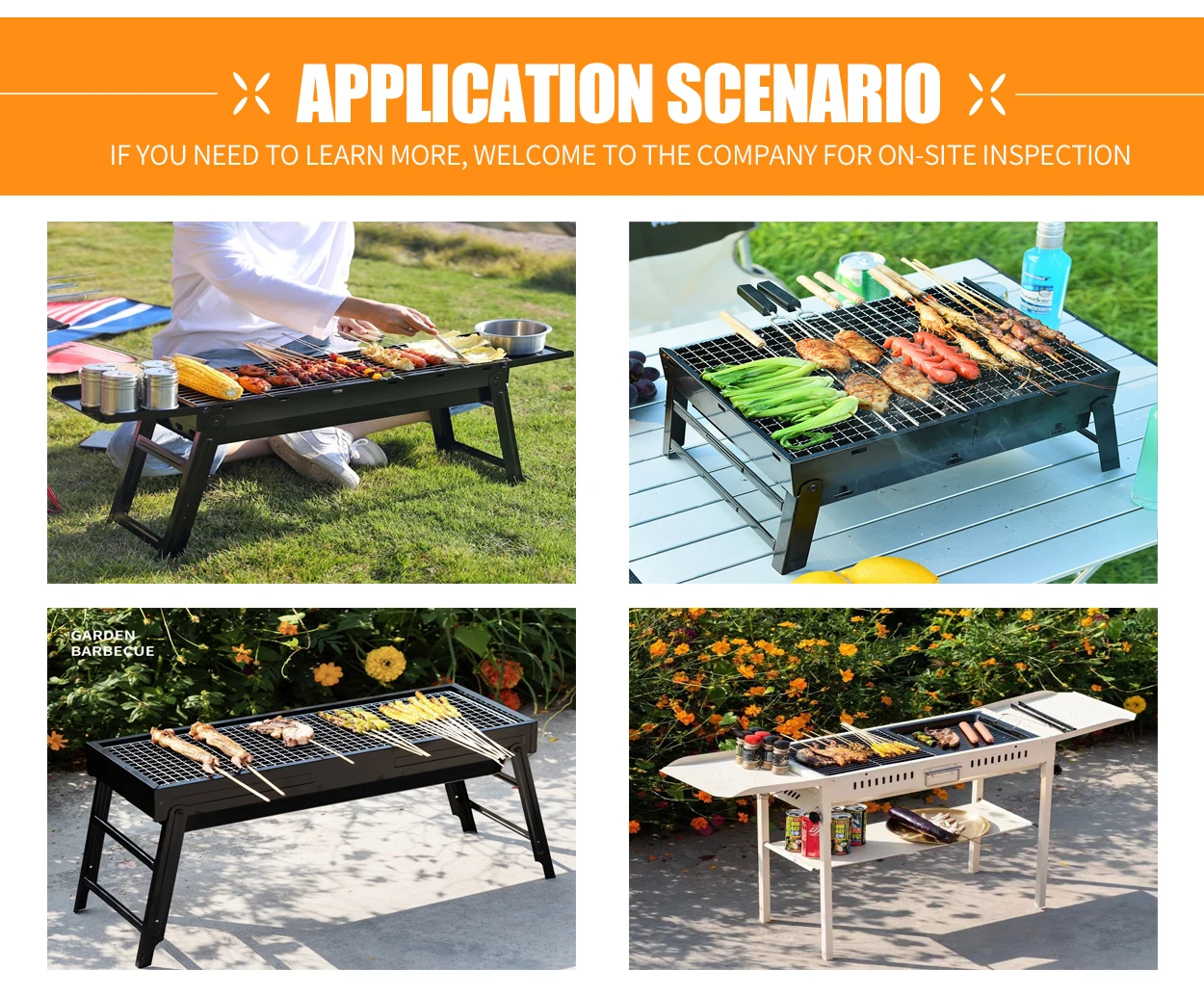 Factory Price New Design Folding Notebook Charcoal Barbecue Grill ...