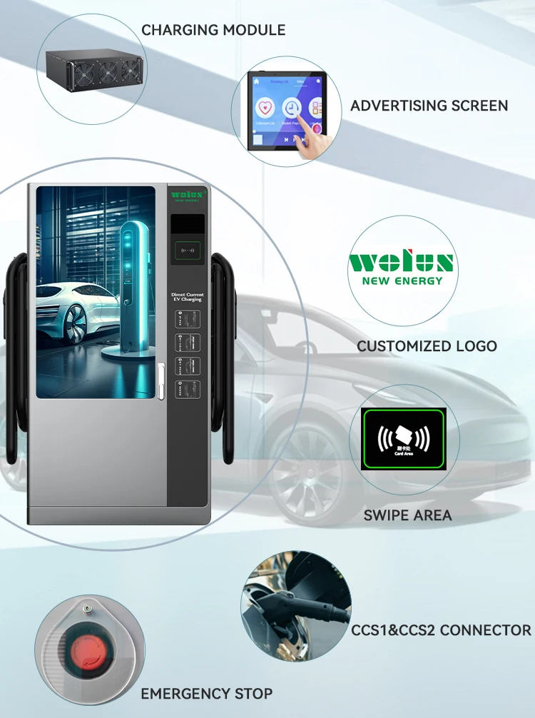 60kw Dc Dual Connector Multimedia Ev Charger Piles Fast Ev Dc Charging ... 60kw Dc Dual Connector Multimedia Ev Charger Piles Fast Ev Dc Charging ...