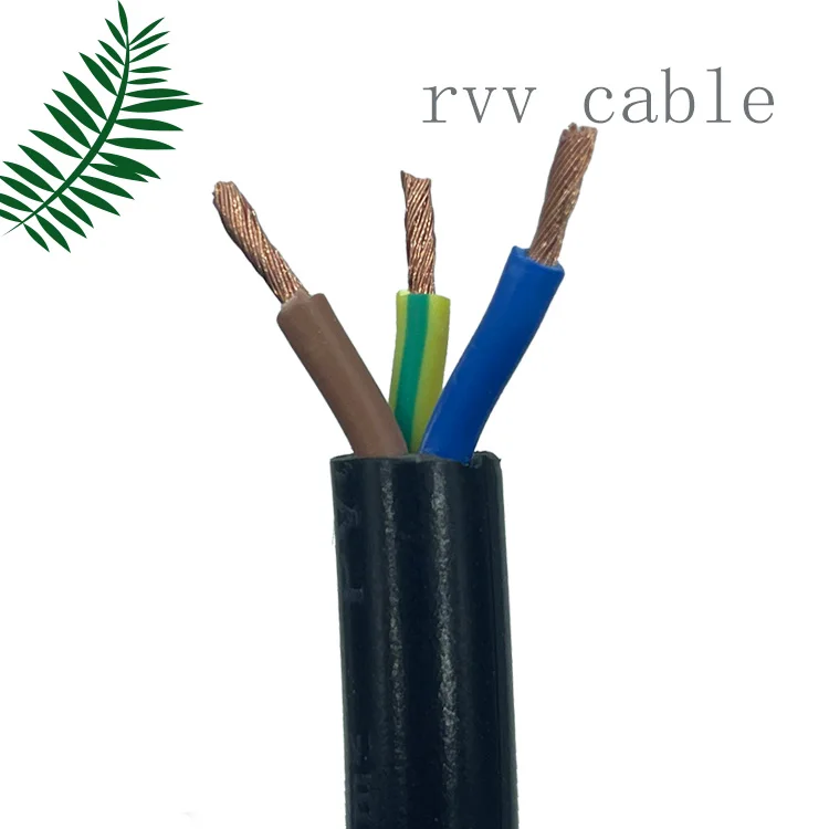 Rvv Cable 3 Core Cable 2.5mm Rvv 60227 Iec 52 300 300v Electric Wire High Quality Copper Wire ...