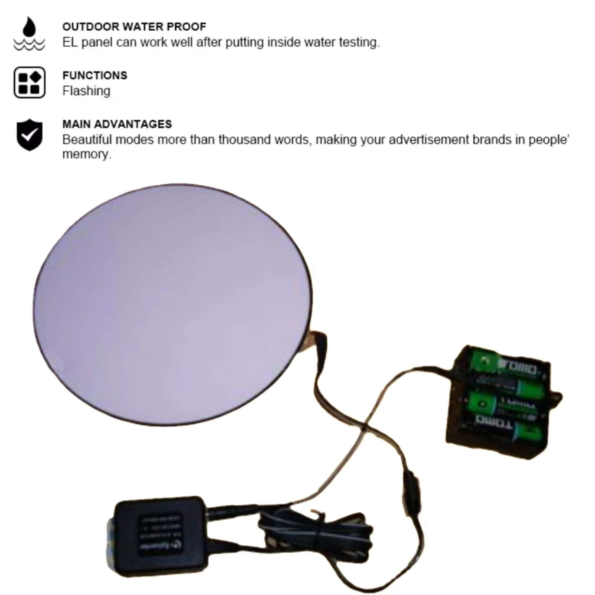 New Electroluminescent Backlight El Sheet 10 Color Choices El Panel For ...
