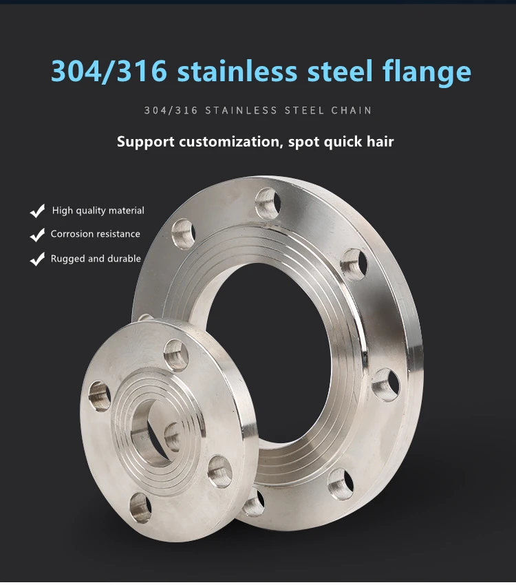 Din Ansi 150lb 304 316 316l Carbon Stainless Steel Flange - Buy 3000lbs ...