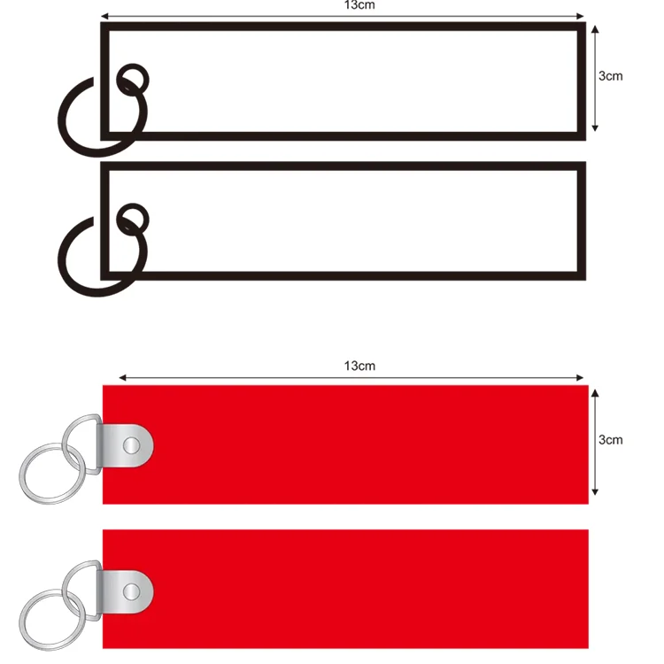 Custom Wholesale Woven Sexy Fabric Cartoon Jet Tag Anime Keytag ...