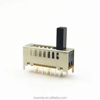 7 Position 14 Pin Slide Switch 2p7t 26.5x8.2x14.7 Mm 0.3a 50v Dc Vertical Slide Switch - Buy 14 ...