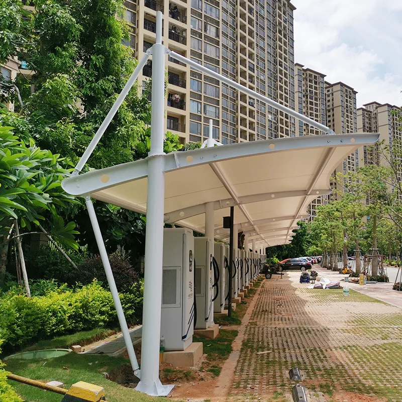 Oem Outdoor Tensioning Membrane Canopy Project Sunshade Electric ...