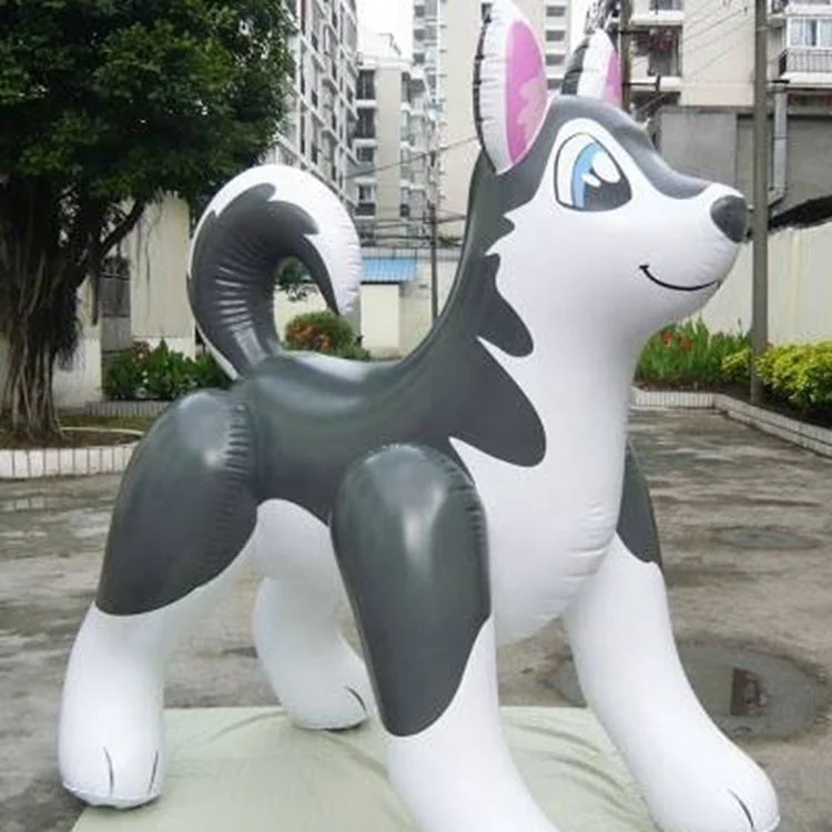 Customized PVC inflatable husky dog /Lovely Inflatable Husky Cartoon ...