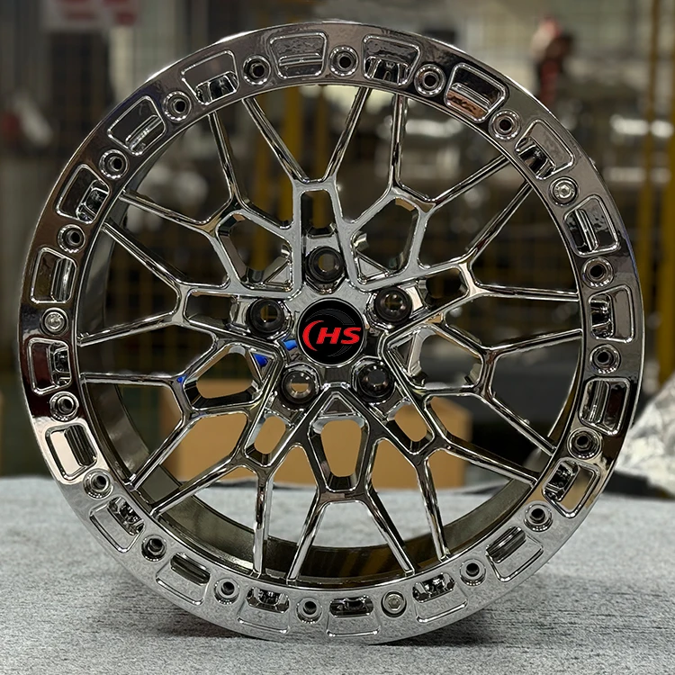 Custom Beadlock Forged Wheels Chrome Rims 5x120 5x112 18 19 20inch ...