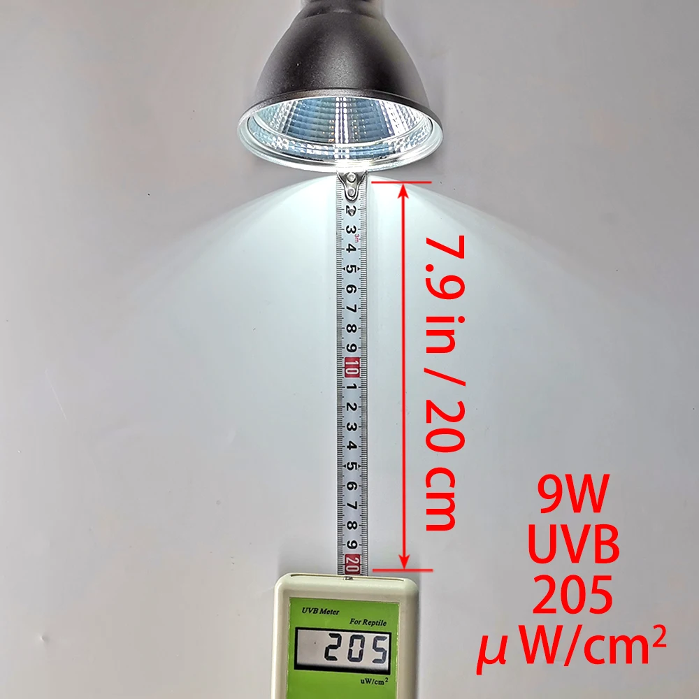 4w 9w Led Uvb Uva Reptile 5.0 10.0 Sun Light Turtle Uv Bulb Full ...