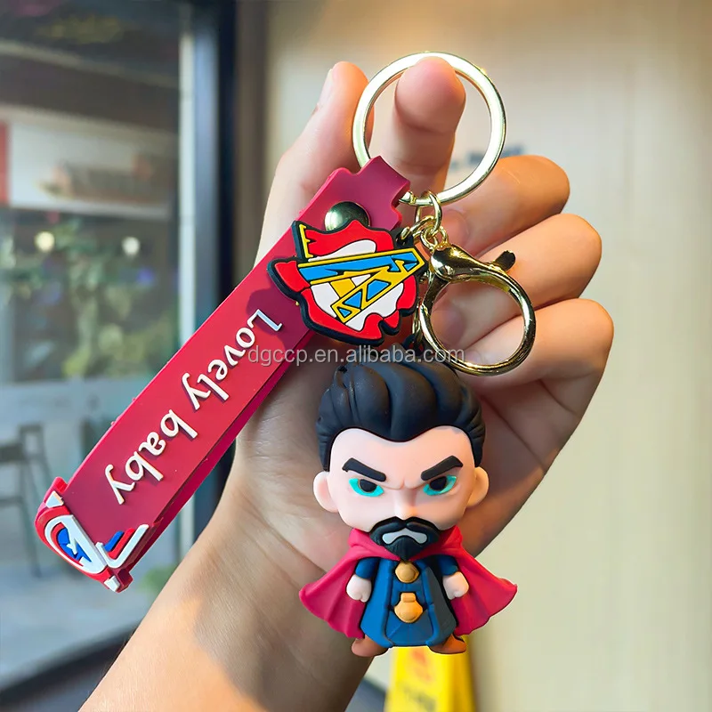 55 Molds High Quality Cartoon Super Hero Kids Key Chain 3d Super Hero ...