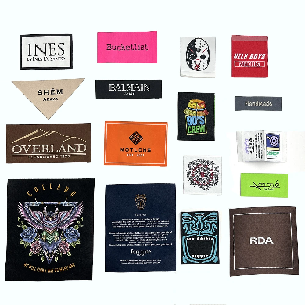 Customized High Density Fabric Garment Labels - Wholesale
