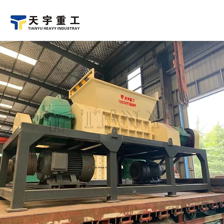 Large Waste Mushroom Wood Coconut Pallet Chipper Recycling Plaster ...