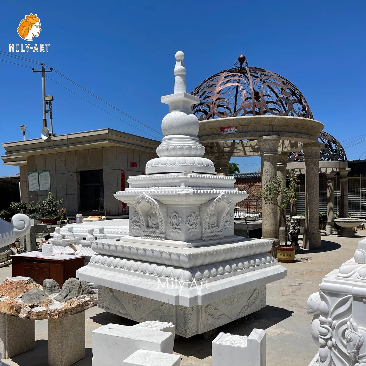 Outdoor Hand Carved Natural Stone Marble Buddha Stupa Pagoda| Alibaba.com